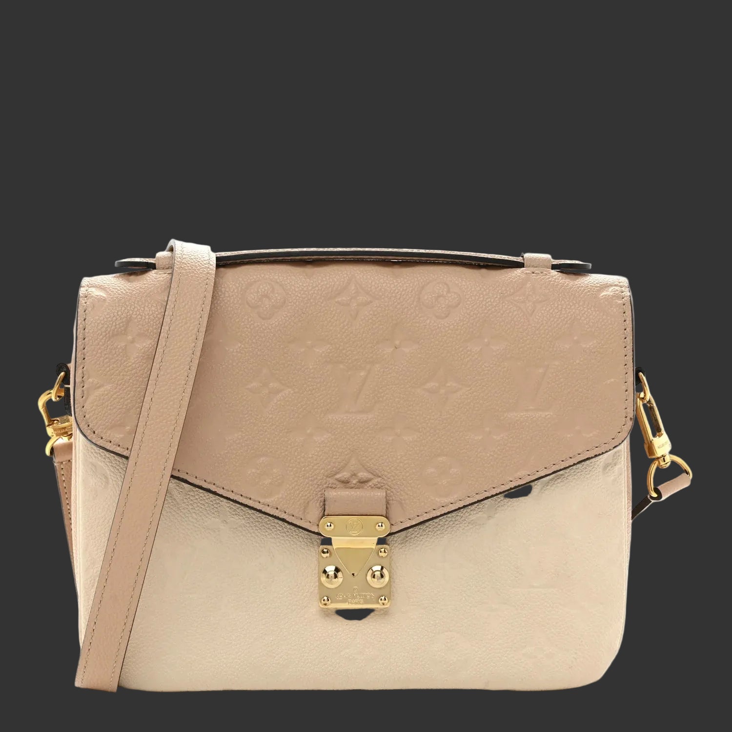 Louis Vuitton “Pochette Métis” – Embossed Lettering Leather – Detach ...